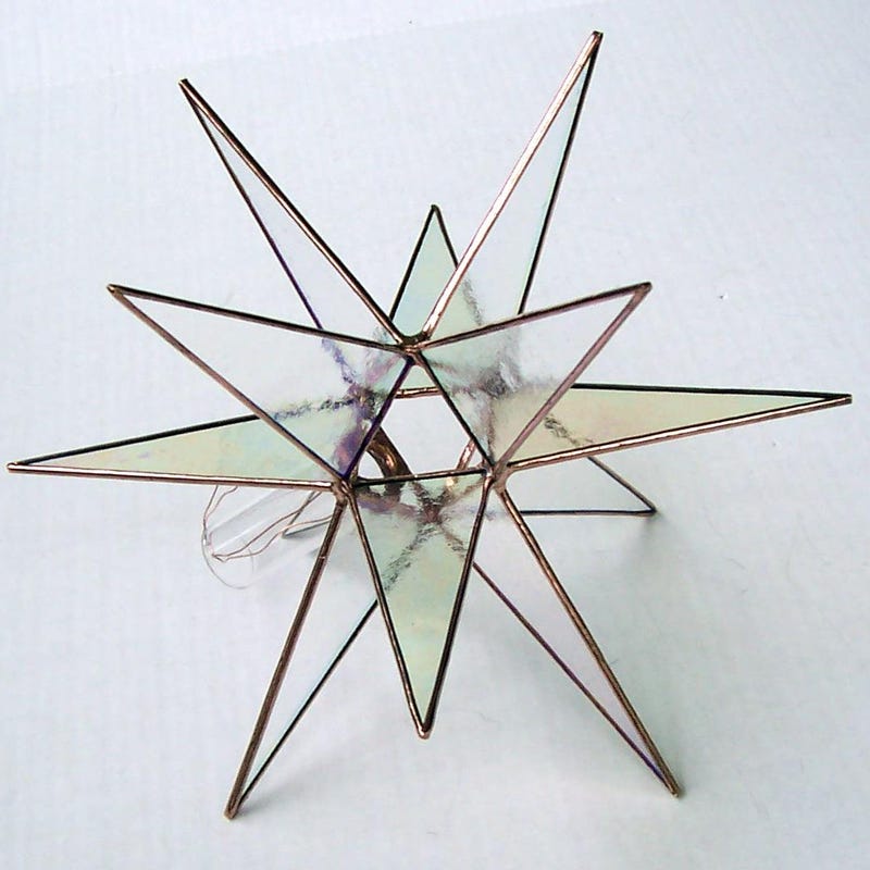 Moravian Star Tree Topper - Etsy