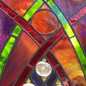 Stained Glass Evil Eye Window Panel, Talisman, Nazar, Ward off Evil ...