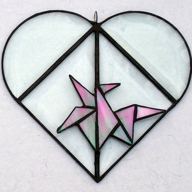 Beveled Glass Heart - Etsy