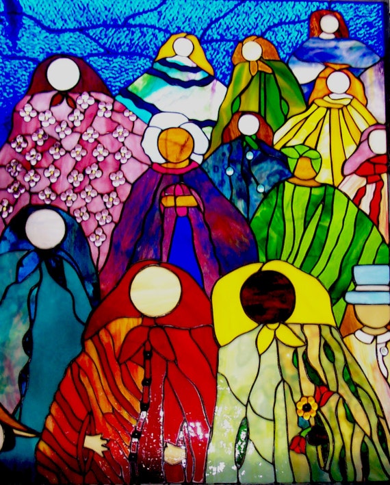 Stained Glass Patterns Women 1,287 Religious Stained Glass Patterns