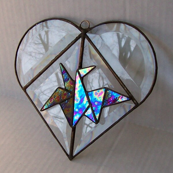 Beveled Glass Heart - Etsy