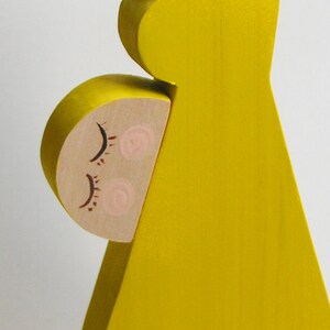 Pregnant Mother With Baby Big HURBANO Wooden Puppet - Etsy