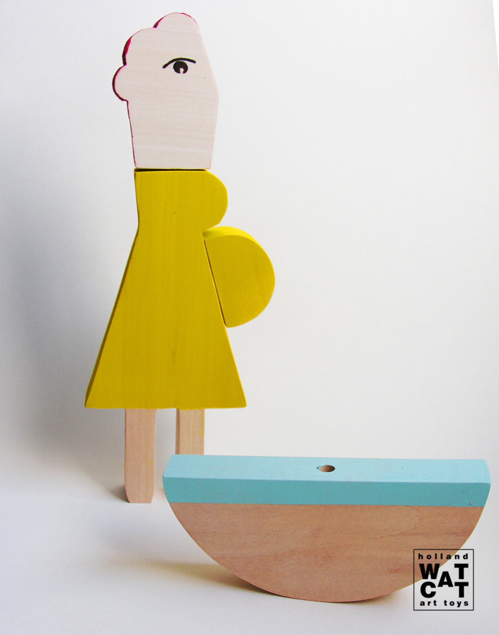 Pregnant Mother With Baby Big HURBANO Wooden Puppet - Etsy