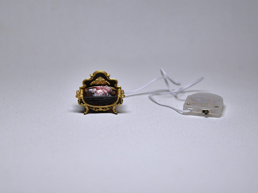 1/24 Scale Royal Fire Grate: Flickering LED Firewood Logs - Etsy