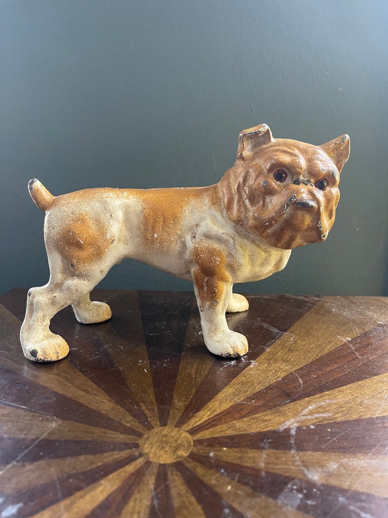 1920s Cast Iron Bulldog - Etsy