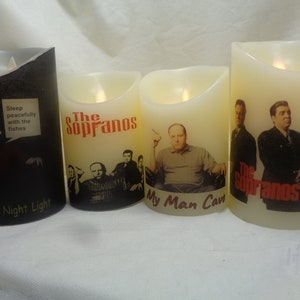 My Tony Soprano Mafia Night Light Handmade LED Flameless Electric ...