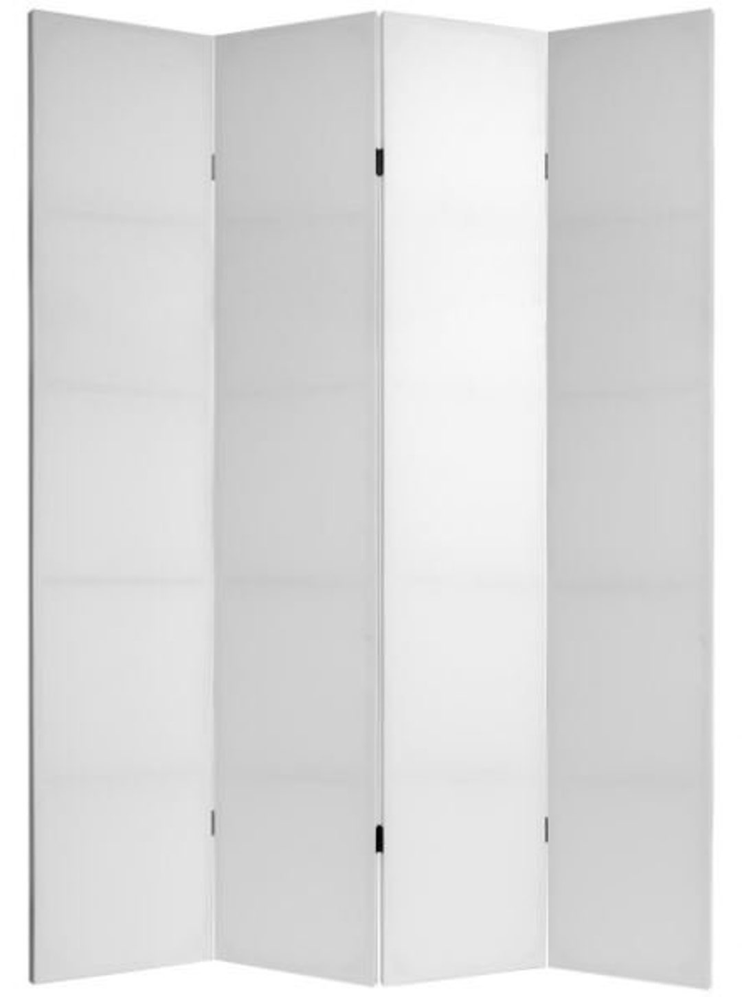 7ft Tall Portable Folding Blank Canvas Screen Room Divider in 4 Panels ...