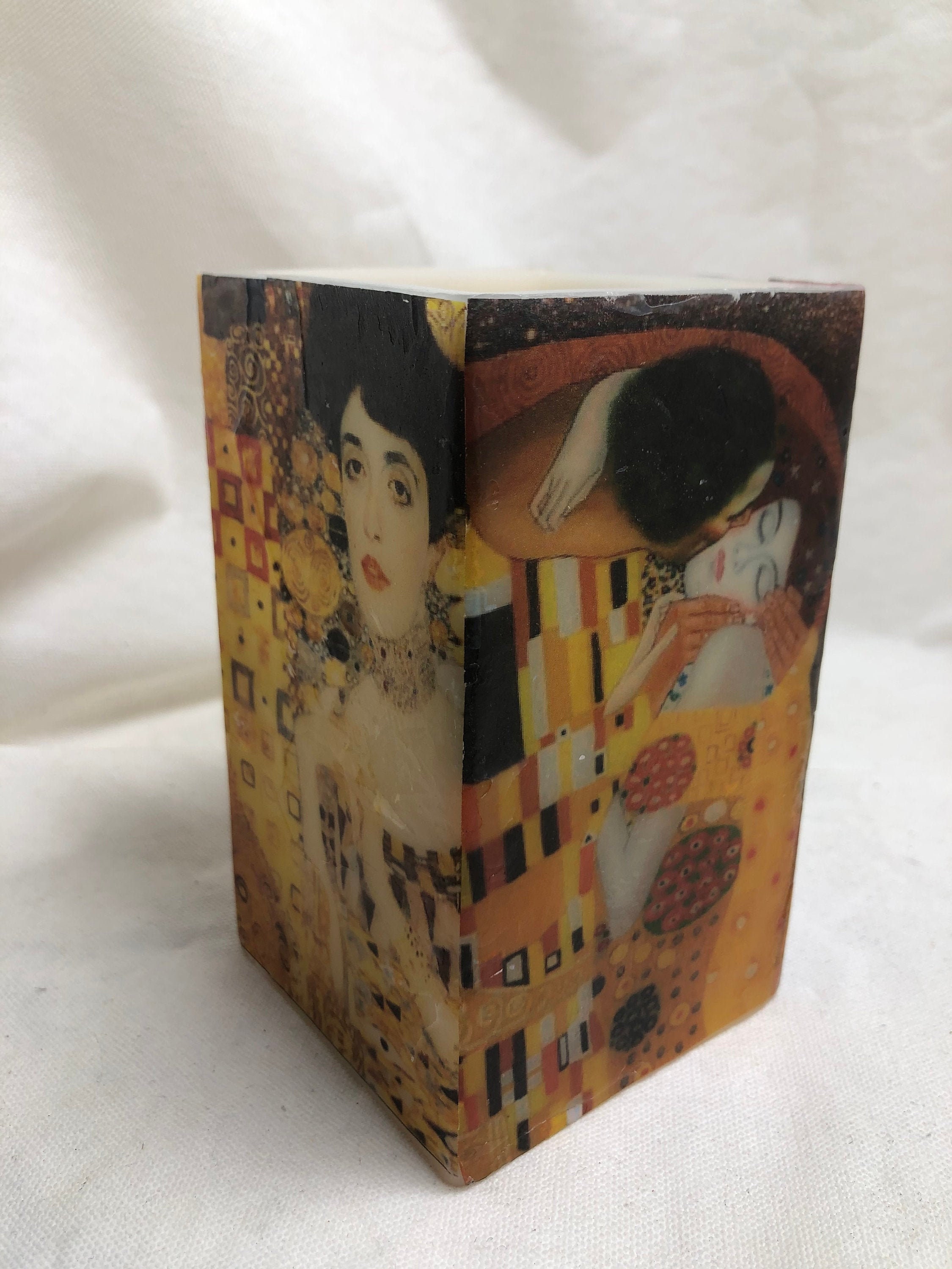 Gustav Klimt Paintings Gift Handmade LED flameless Electric | Etsy
