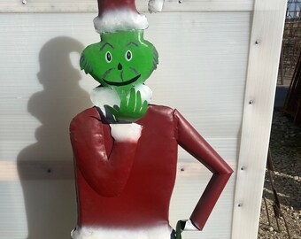 Grinch Metal Art - Etsy