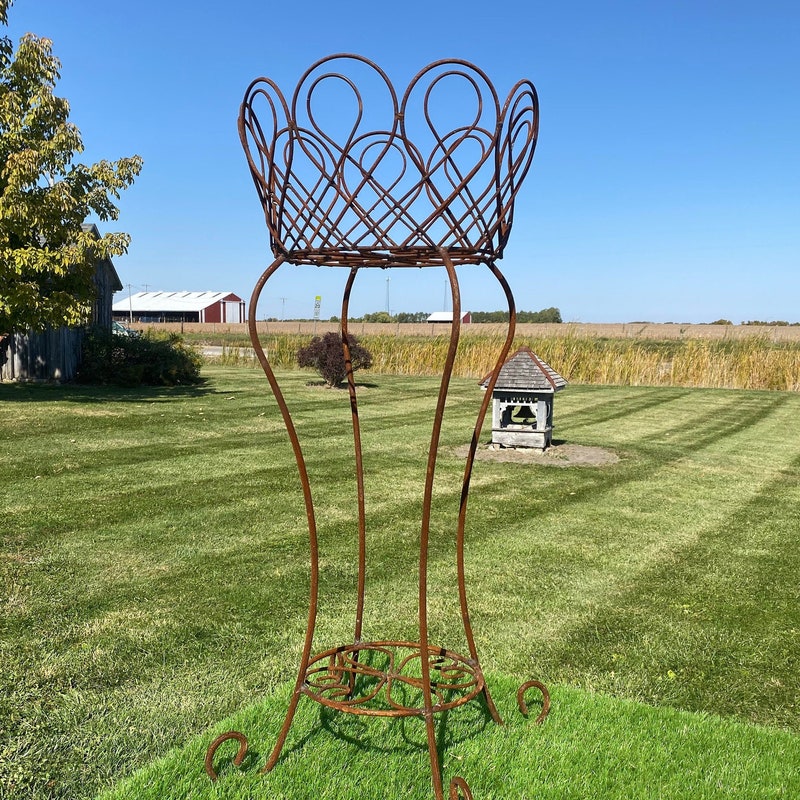 Sturdy Tall Outdoor Plant Stand - Etsy
