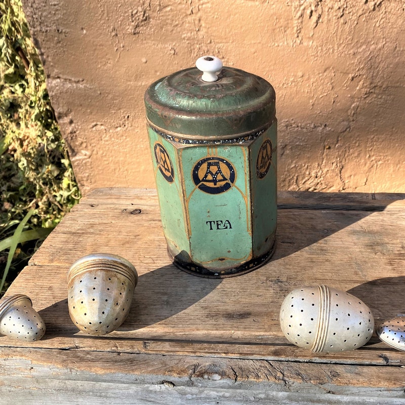 Tea Canister - Etsy