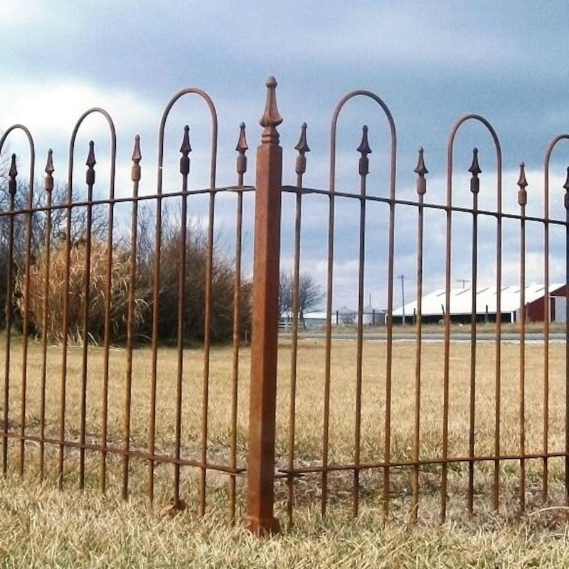 Wrought Iron Fence Panels - Etsy