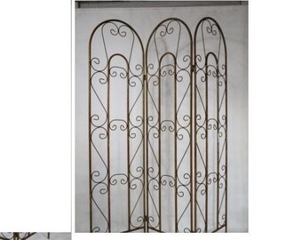 Wrought Iron Privacy Screen - Etsy