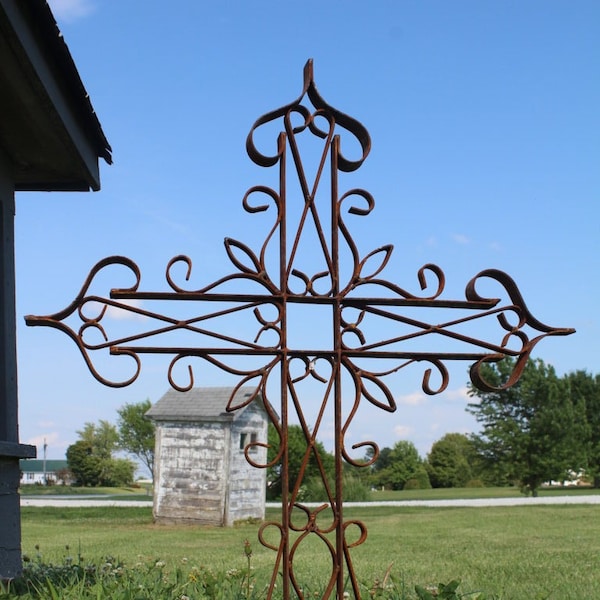 Heavy Metal Cross - Etsy