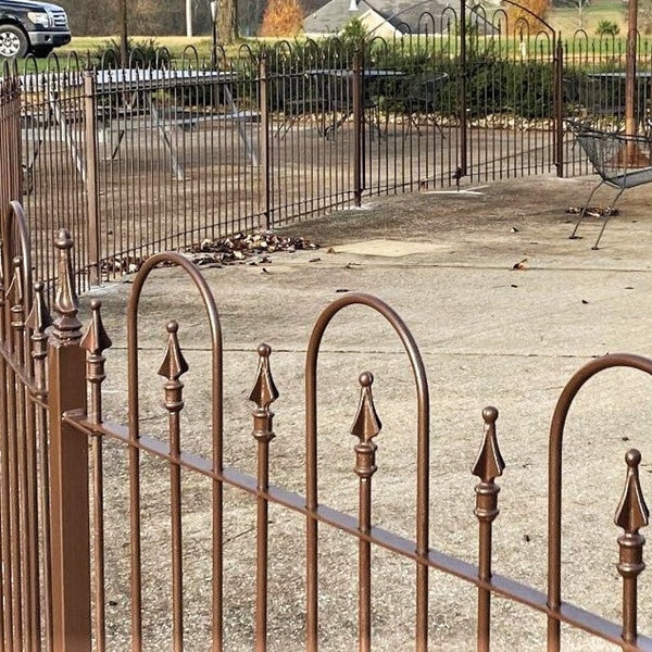 Wrought Iron Fence Panels - Etsy