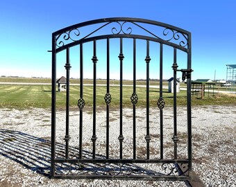 Ready to Ship - Garden Metal Gate Antique Style Custom 72"t X 36"w ...