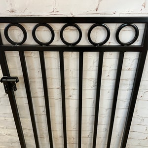 Handmade Steel Garden Gate – Circle Design, Metal Entryway - Etsy