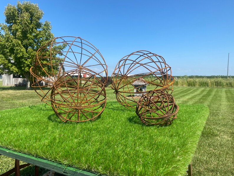 Wrought Iron 18 Garden Sphere Metal Plant Climber - Etsy