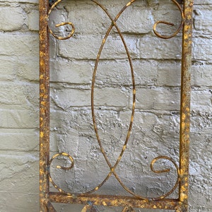 Exterior Wrought Iron Window Skyview Shutter - Single Metal Wall Art ...