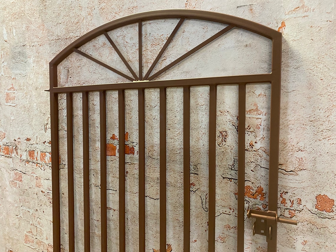 Custom Made Steel 5ft Tall Sunburst Metal Gate Residential - Etsy