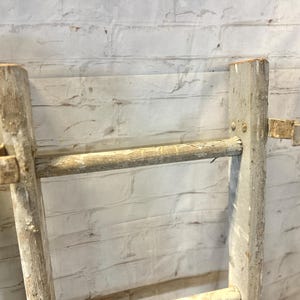 3 Rung Pot Rack Using Antique Ladder - Vintage Surface - Country Color ...