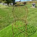 Wrought Iron Miniature Small Chair Furniture Outdoor Seating Metal ...