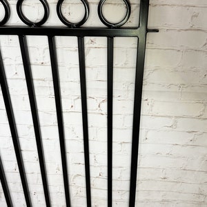 4ft Tall Circle Custom Center Divide Entrance - 57"w to 67"w Wrought ...