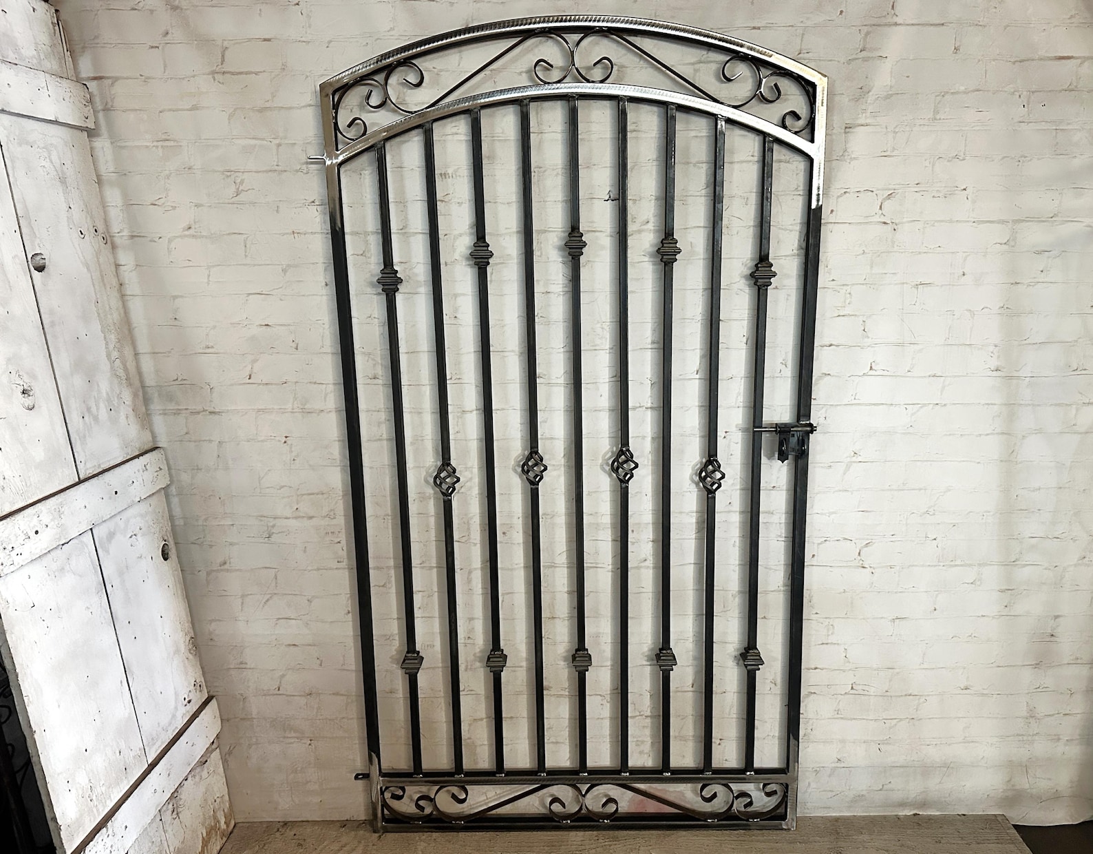 Wrought Iron Entrance Donovan Gate – Custom Size Metal Gateway, 72 ...