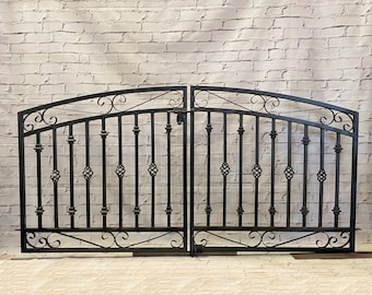 Metal 4't X 5'w Gate Antique Style Custom Center - Etsy