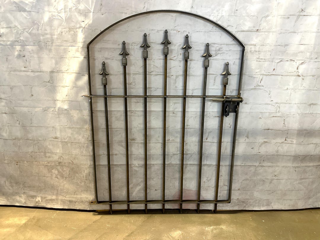 36" Tall Narrow Clarkson Steel Entrance Gate - Wrought Iron Gateway ...