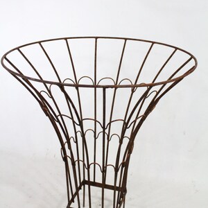 Wrought Iron 25" Cone Topiary Flower Trellis, Vegetable Garden Wire, - Etsy