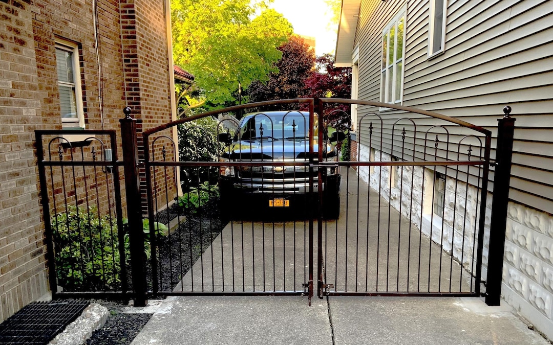 5't X 10'w or Bigger Antique Style Custom Metal Hoop & Arrow Yard Entry ...