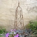 Wrought Iron Med 22 Egyptian Topiary Trellis, Plant Climber, Garden Support, Rustic Yard ...