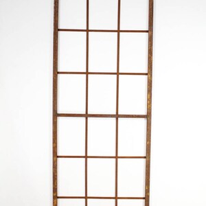 Mission Style Garden Trellis, Metal Art, Climbing Vine Support (72x24 ...