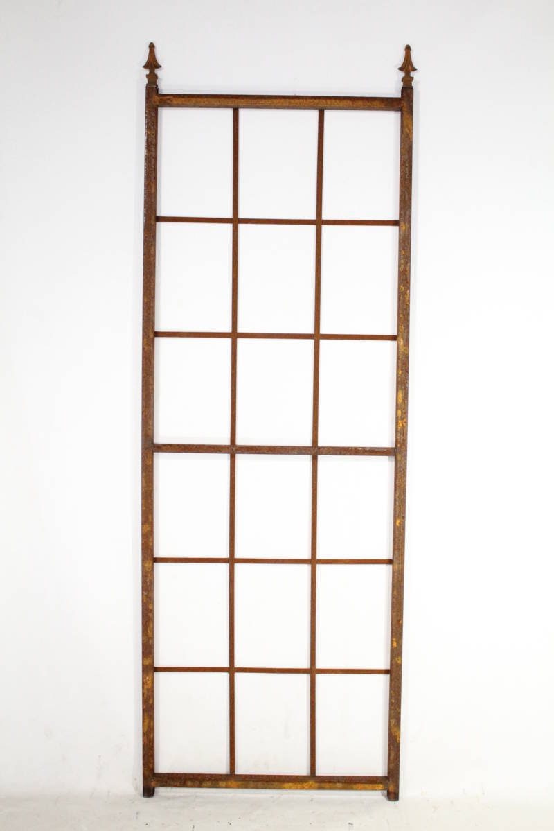 Mission Style Garden Trellis, Metal Art, Climbing Vine Support (72x24 ...