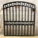 Custom Made Steel 4ft X 4ft Double Circle Metal Gate Residential or ...