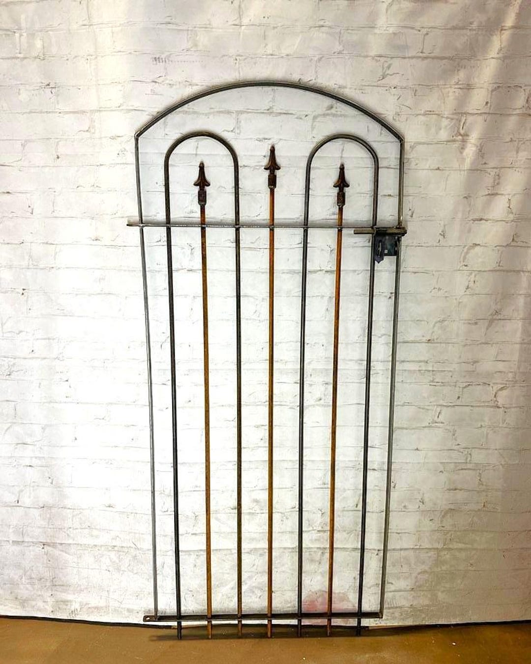 Handmade Hoop and Spear Steel Garden Gate - 30" Wide Entry - Etsy