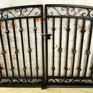 4't X 10'w or Bigger - Antique Style Custom Metal Donovan Yard Entry ...