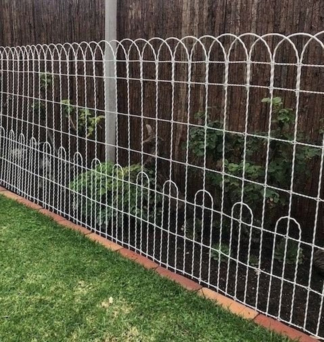 100' X 36 Galvanized Loop Woven Wire Old Fashioned Yard Fence ...