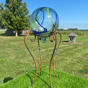 25.5" Wrought Iron Plant Stand Outdoor Patio Decor - Metal Flower Ivy ...