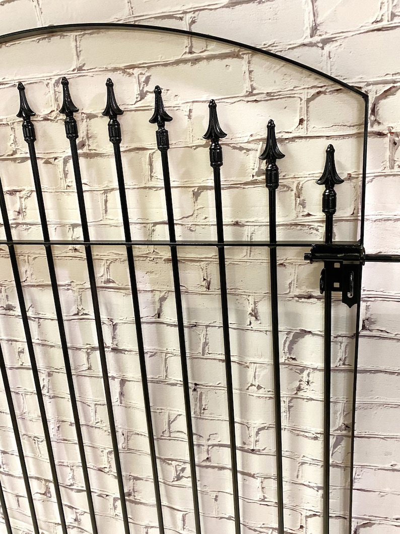 Custom Wrought Iron 4' Tall X 4' Wide All Spear Gate - Metal Yard ...
