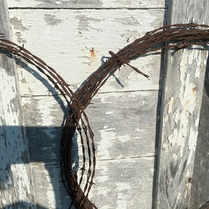 3 Antique Barbed Wire Wreath Bundles, Primitive Rustic Ranch Farm ...