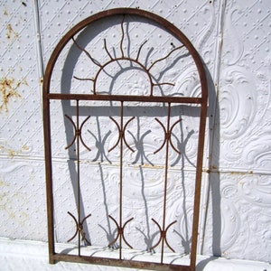 Wrought Iron Sun Architectural Wall Hanging - Metal Wall Art - Etsy