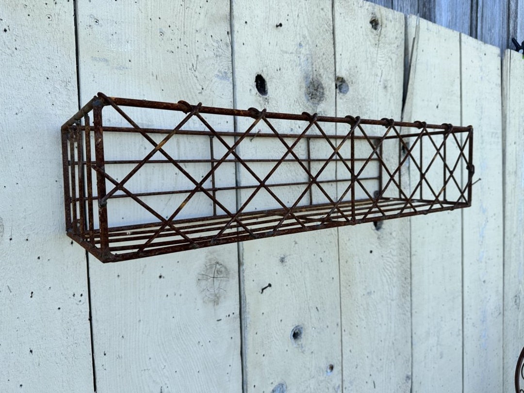 30 Wrought Iron Medium Cottage Window Box Wall Basket - Etsy