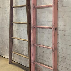 Rustic 5-rung Wood Ladder – Antique Quilt or Towel Display - Etsy