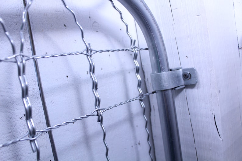 Galvanized Wire Garden Gate - 3ft X 3ft Double Loop Cottage Fence - Etsy