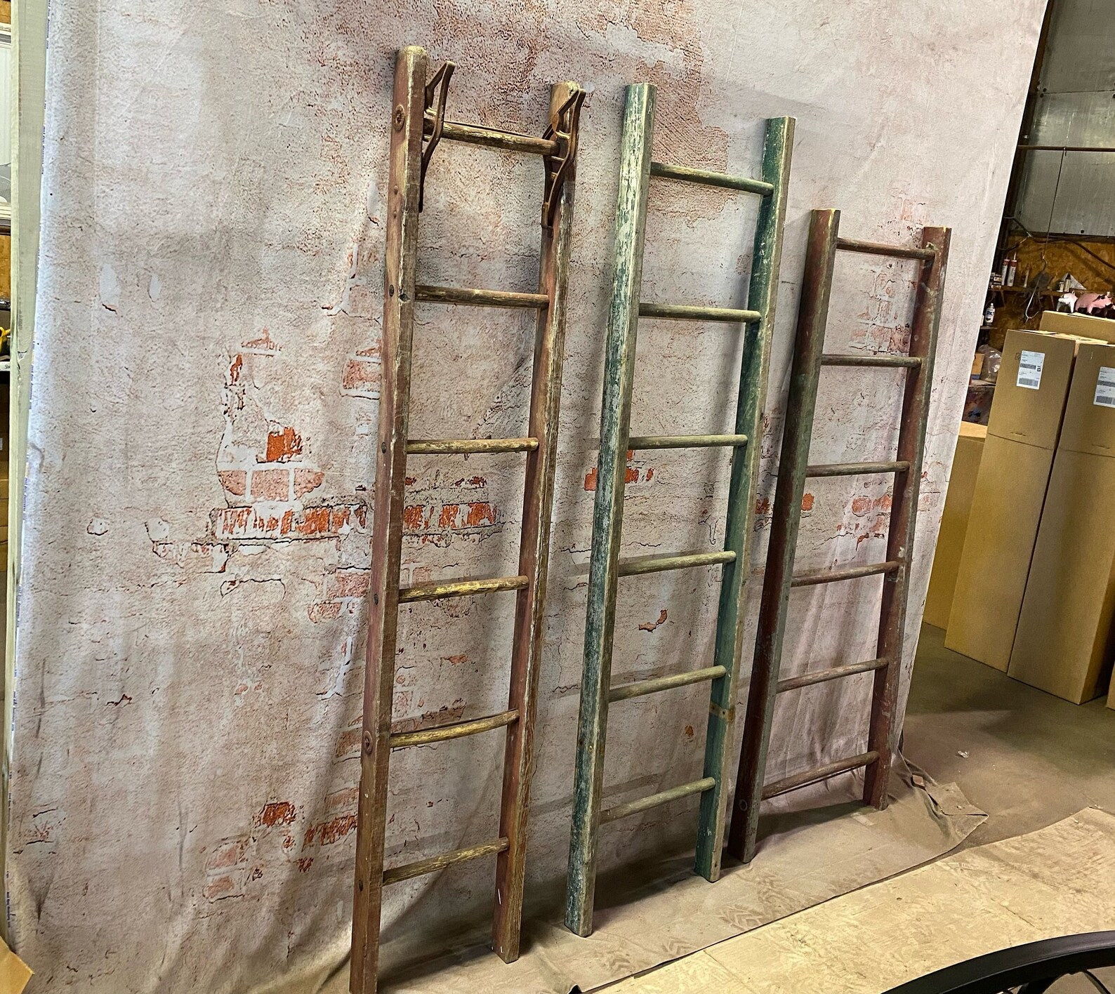 Choose From Rustic Antique 6 Rung Ladders Original Old | Etsy