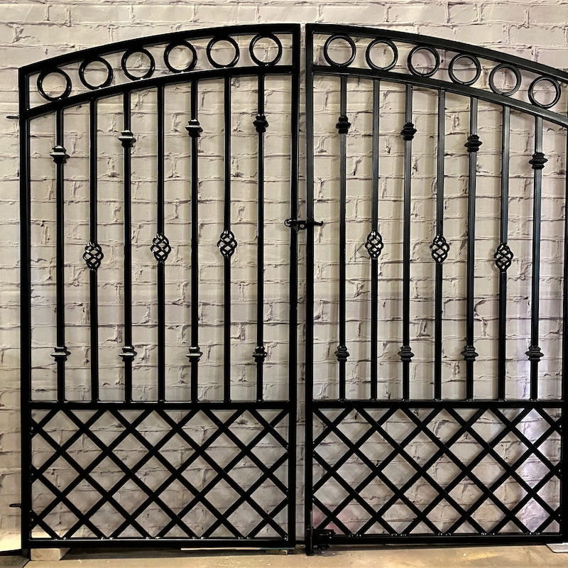 6’ Tall Wrought Iron Gates - Etsy
