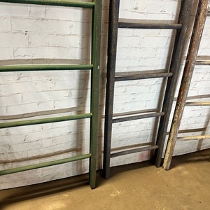 Choose From - Rustic Antique 6 Rung Ladders - Original Old Vintage ...