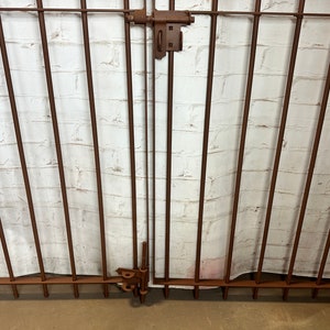 Wrought Iron Gate - 6't X 6w Center Divide - Hoop Spear Woodson Design ...